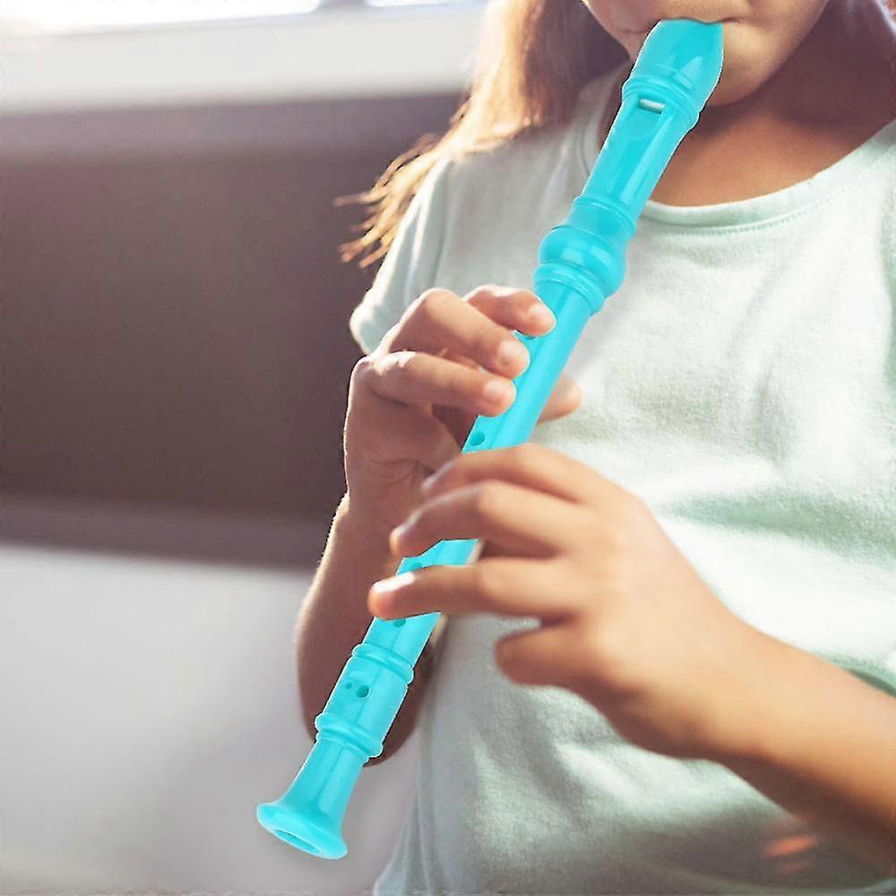 High Pitch Soprano Recorder Flute 8 Holes ABS Instrument for Kids Green ...