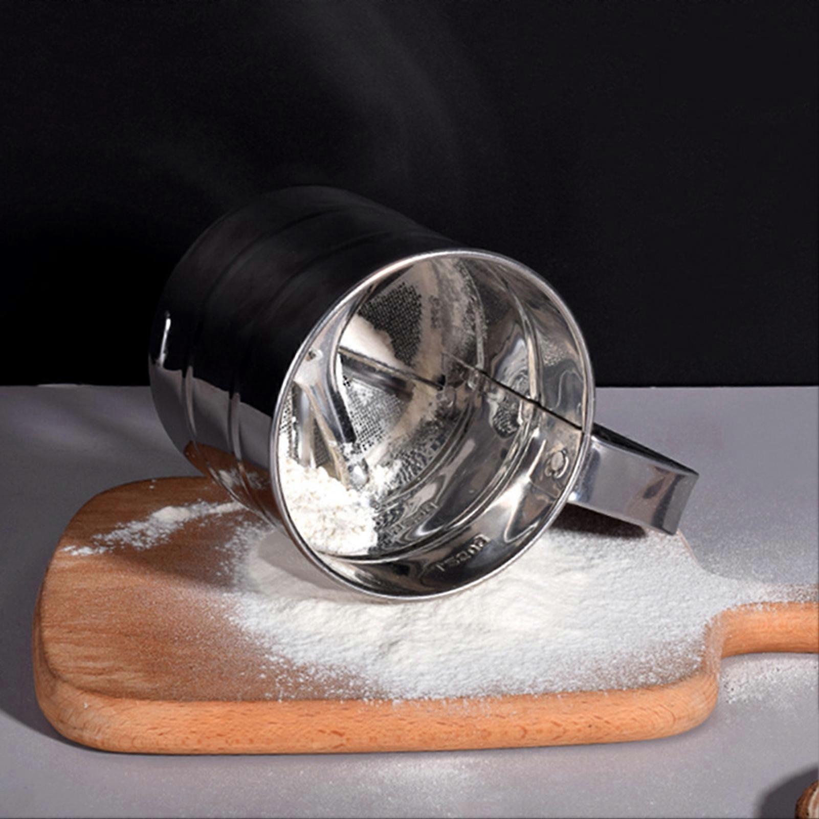 Powder Sieve Fine Mesh Uniform Filtration Hand-press Stainless Steel ...