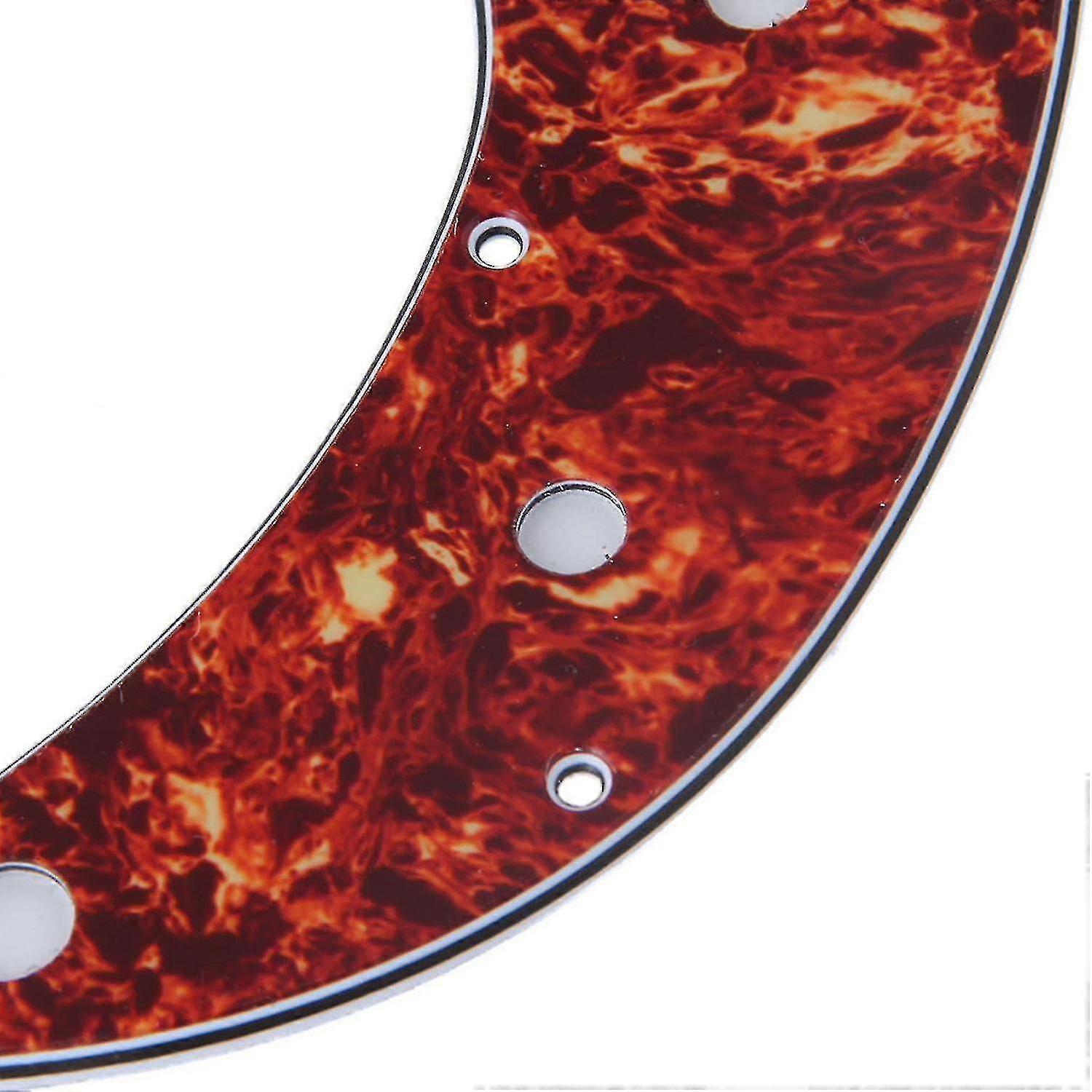 For P Bass Parts 3 Ply Pvc Brown Tortoise Shell Pb Bass Pickguard ...