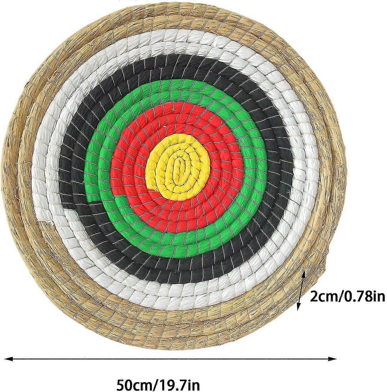 Round Archery Target - 50cm/19.7in Reusable Archery Target - Archery ...