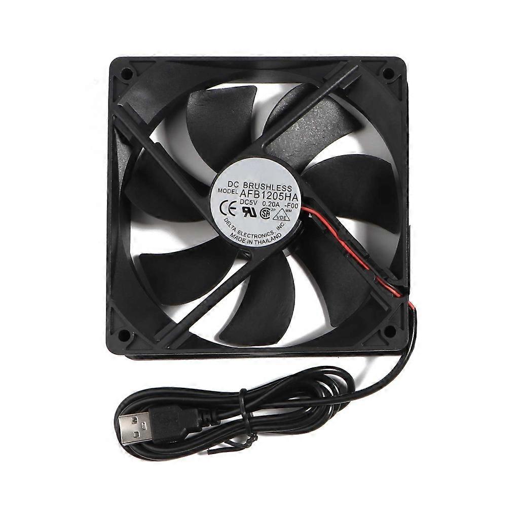 120mm DC5V USB Connector 12cm 120x120x25mm Computer PC Case Cooling ...