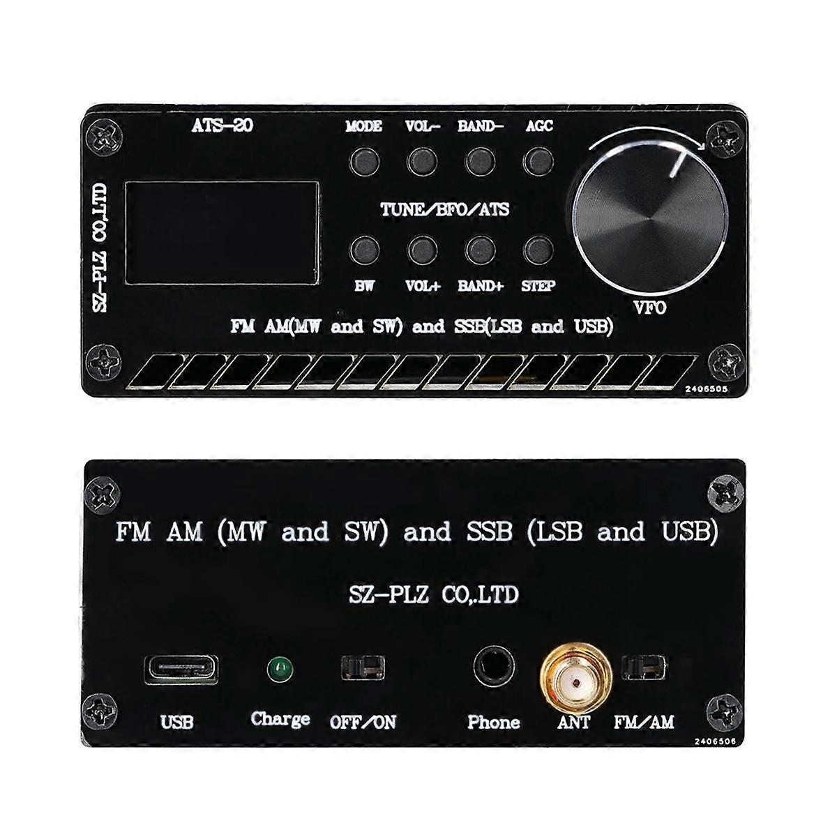 ATS-20 SI4732 Full Waveband Radio Receiver FM AM (MW and SW) SSB (LSB ...