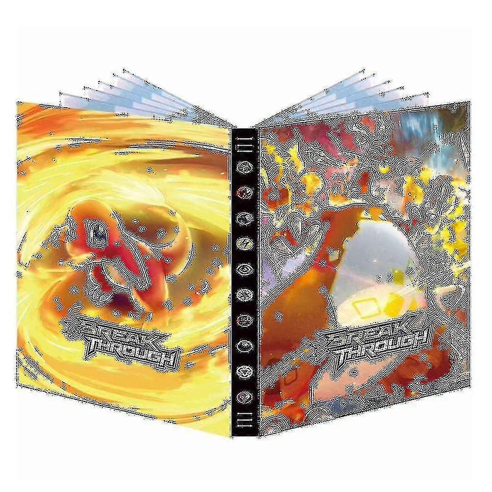 Large 9 Pockets 432 Cards Album Book Card Solitaire Game Xy Fire ...