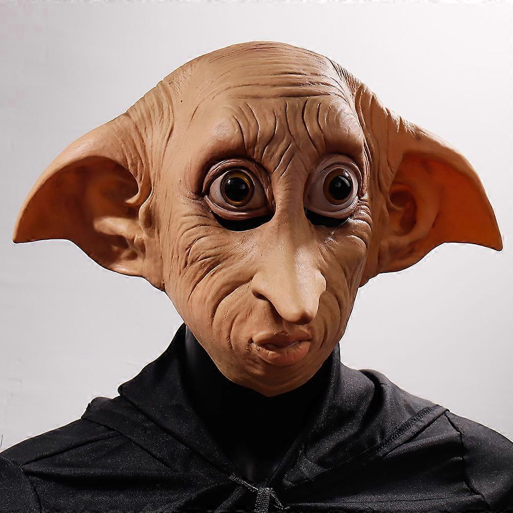 Halloween Dobby Elfin Mask Cosplay Funny Animal Elf Long Nose Latex ...
