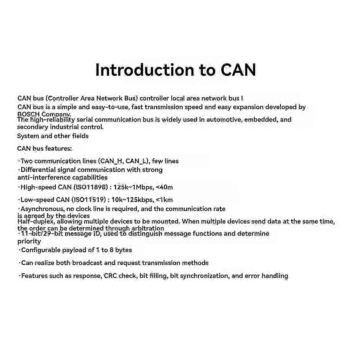 Stm32 Development Board Can Bus Supplement Kit Stm32f103c8t6 Mcu ...