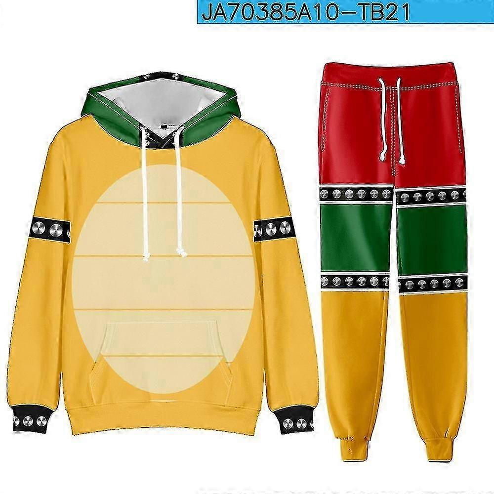 New Mario Bowser hooded sweatshirt hoodie cos suit loose coat short ...