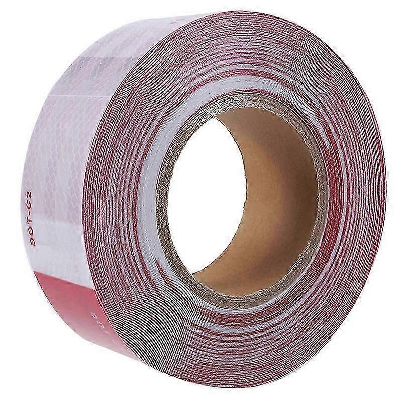 Red and White Reflective Tape Reflective Film Car Truck Body Stickers ...