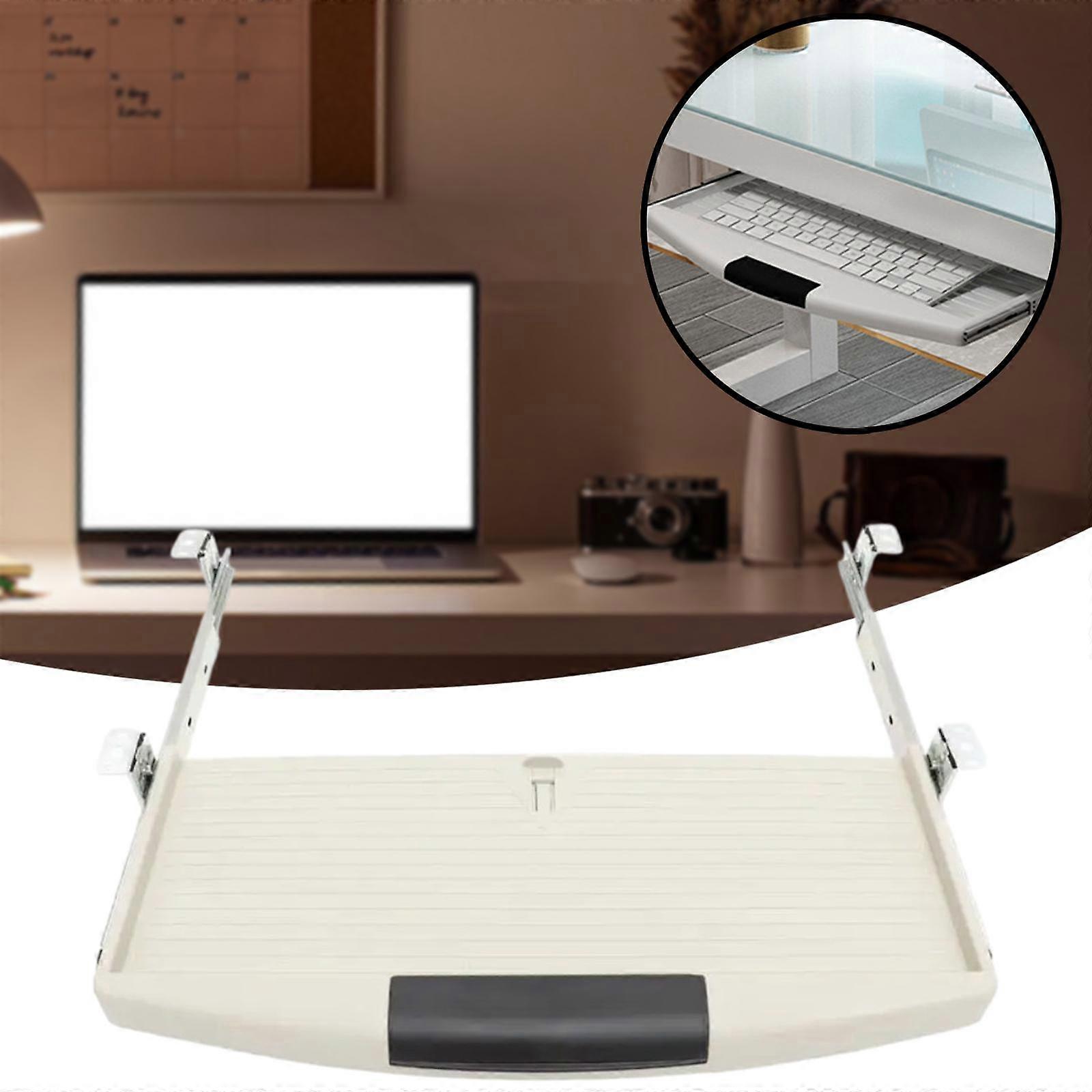 Slide Out Computer Drawer, Keyboard Tray under Desk, Multipurpose ...