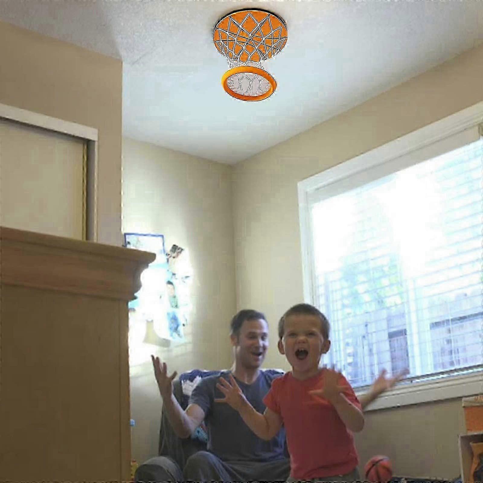 Ceiling Sport Indoor Mini Basketball & Hoop for Kids Toy Game Includes ...