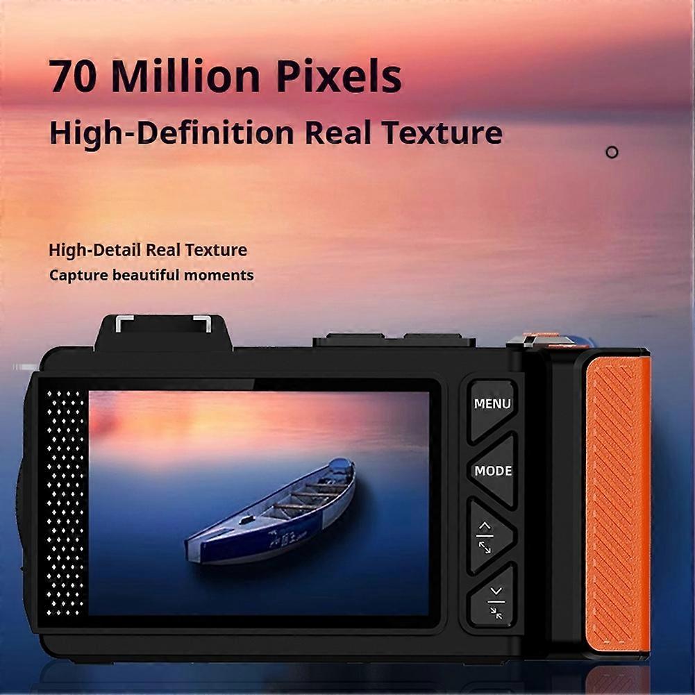 4K UHD 70MP Digital Camera Dual Screen WIFI Monocular Camera with ...