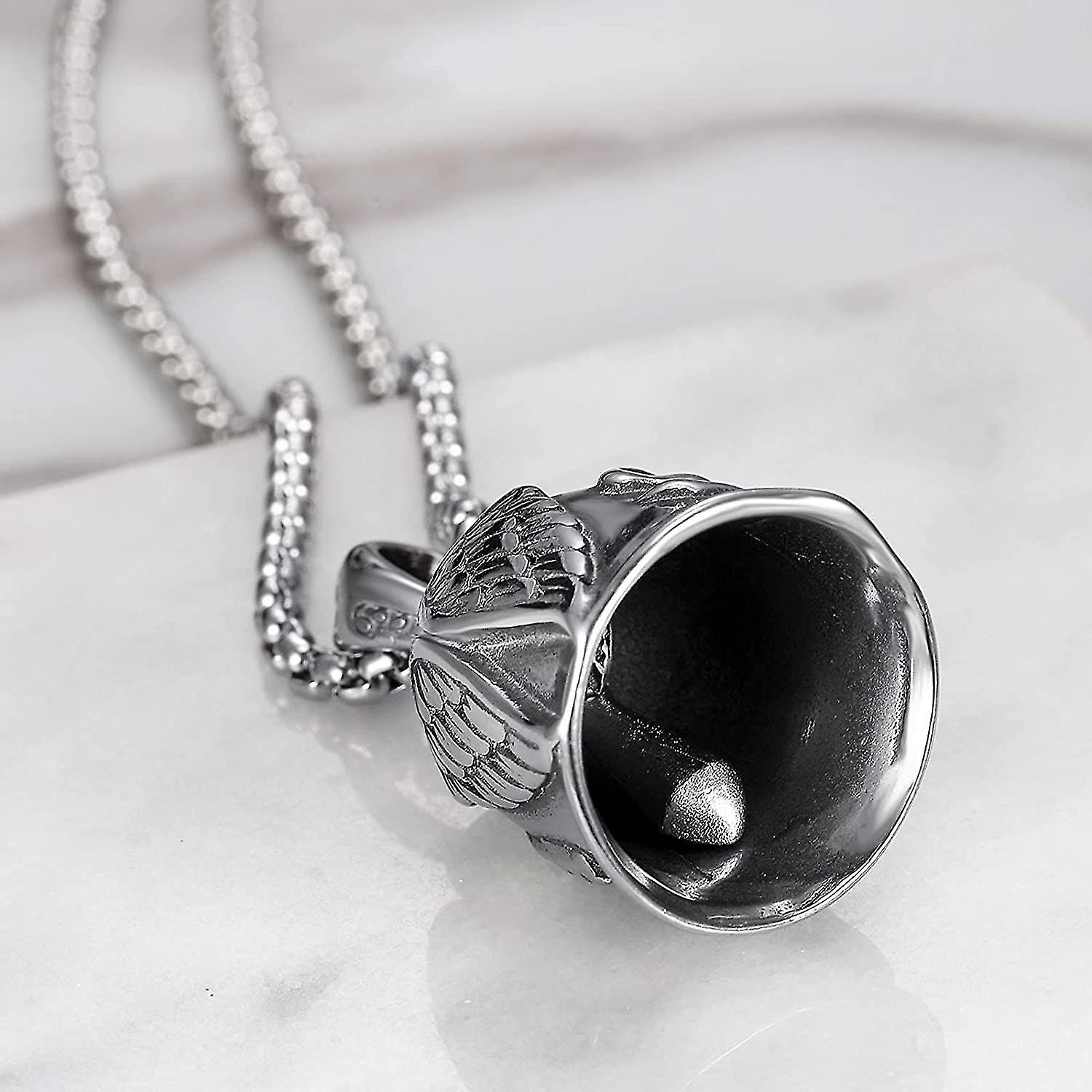 Motorcycle Bike Riding Guardian Bell Keychain - Bell Angel Wing Knight ...