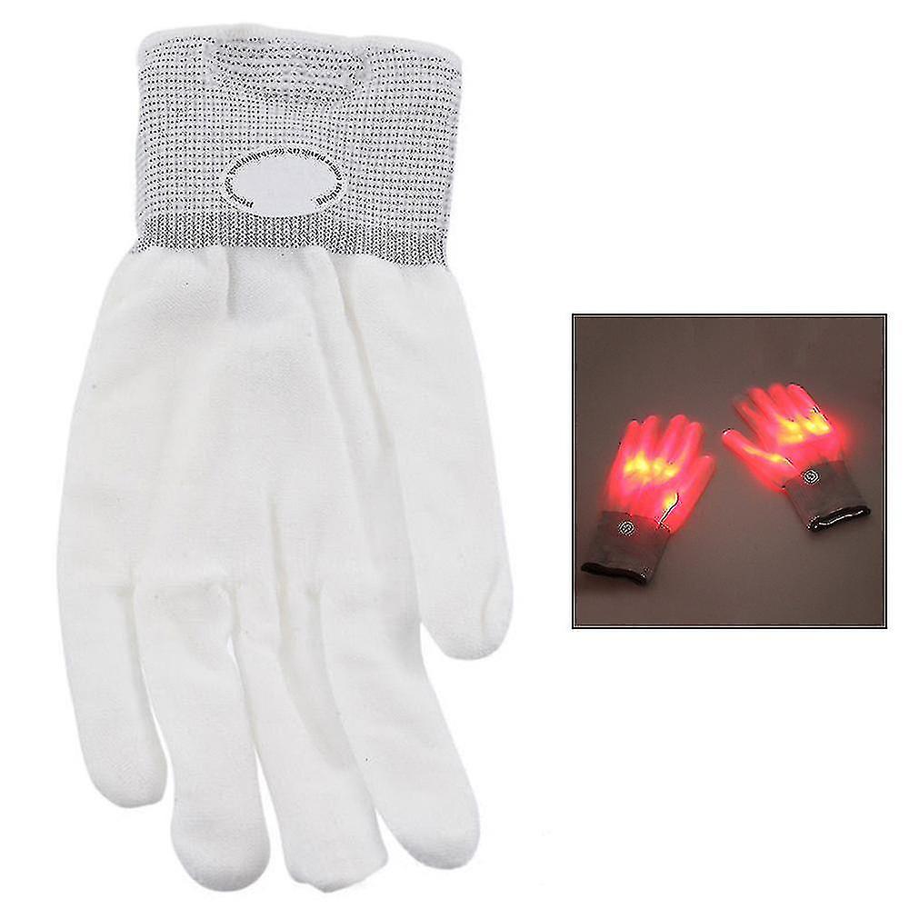 Led Colorful Gloves Finger Lights Party Rave Flashing Glove | Fruugo UK