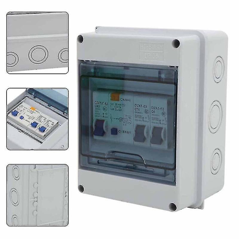 2 Way Caravan Garage Consumer Unit Enclosure Fuse Box 2mcb 40a 30ma ...