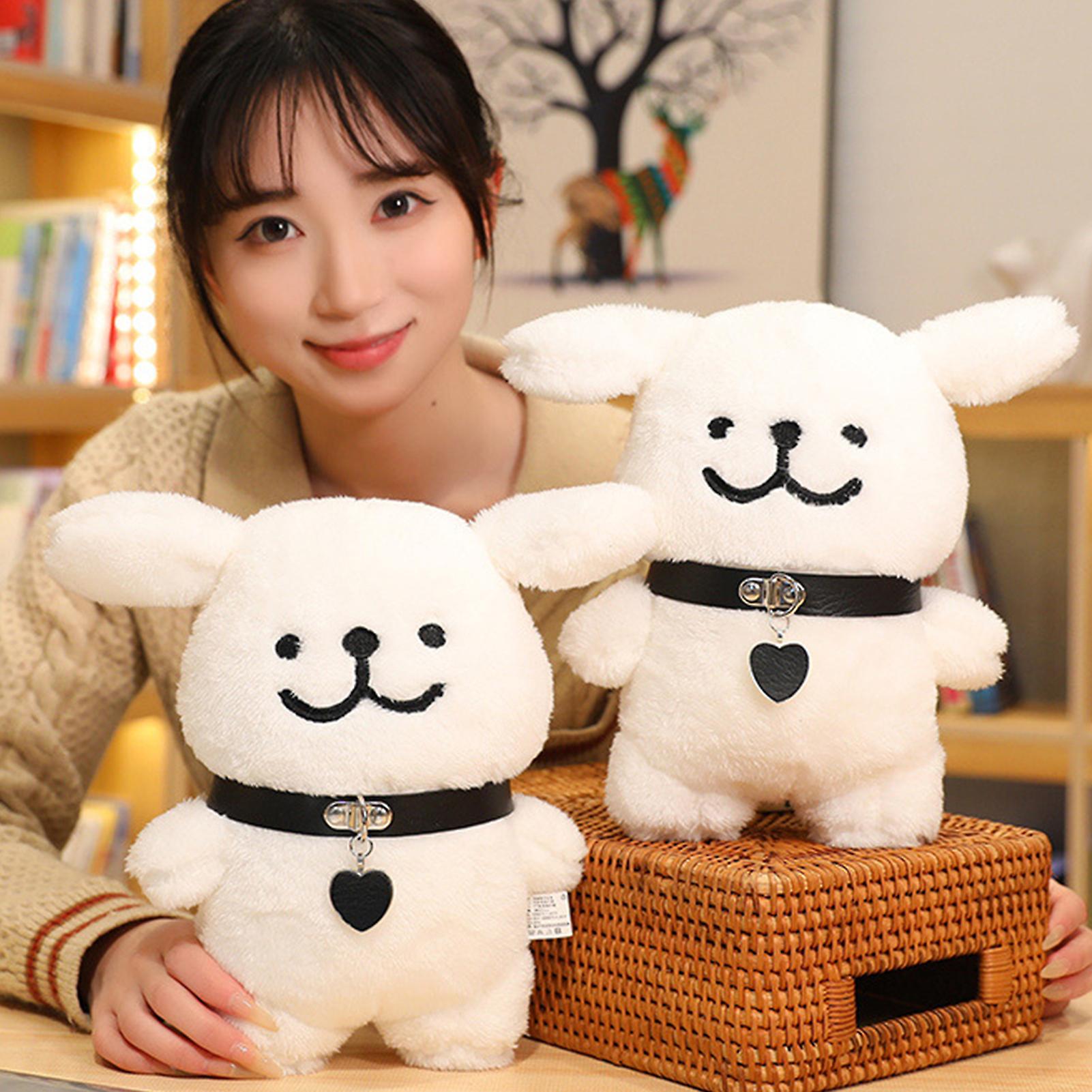 25cm Puppy Plush Doll Soft Cotton Filled Lovely Maltese Doll Plushies ...