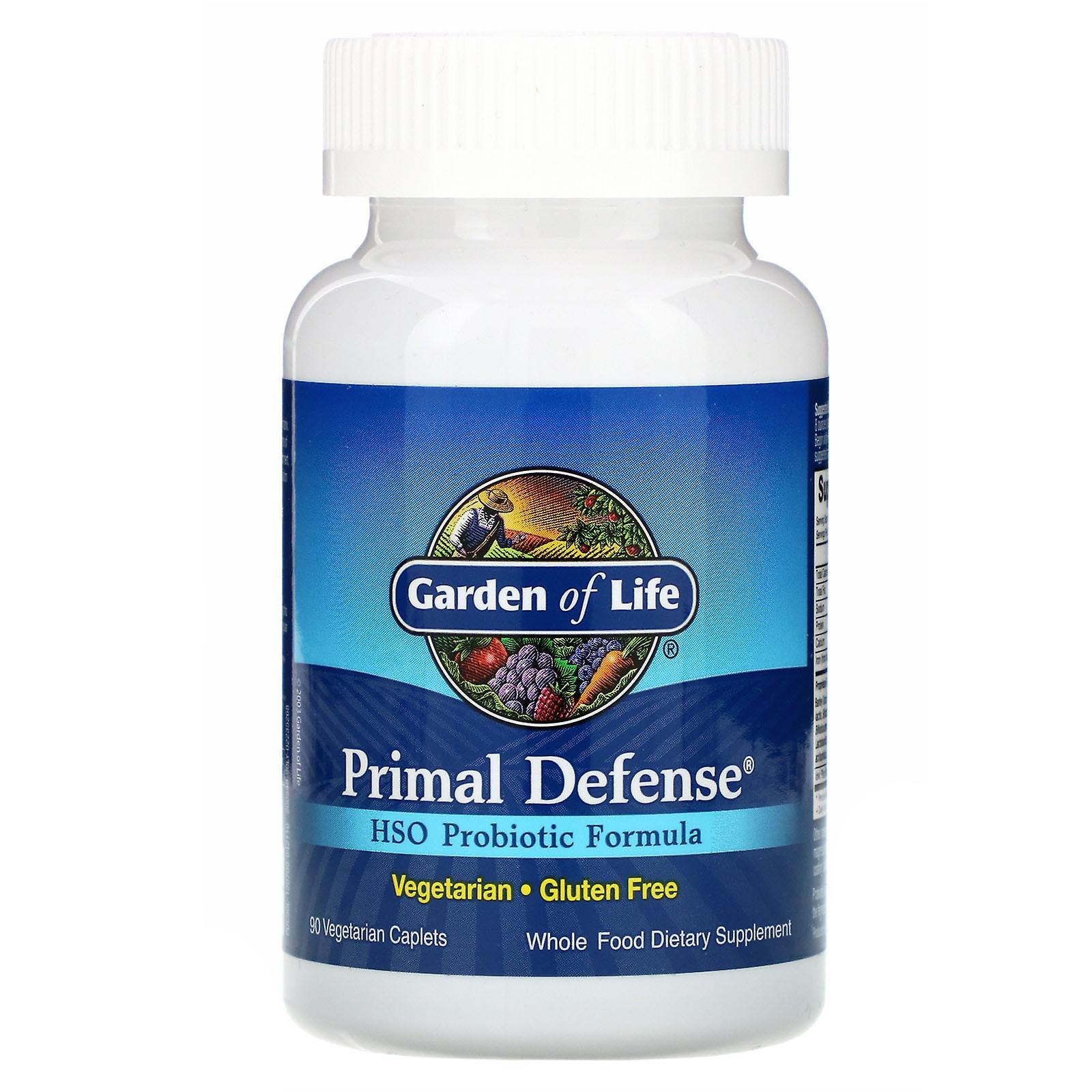 Primal Defense- HSO Probiotic Formula (90 caplet) - Garden of Life ...