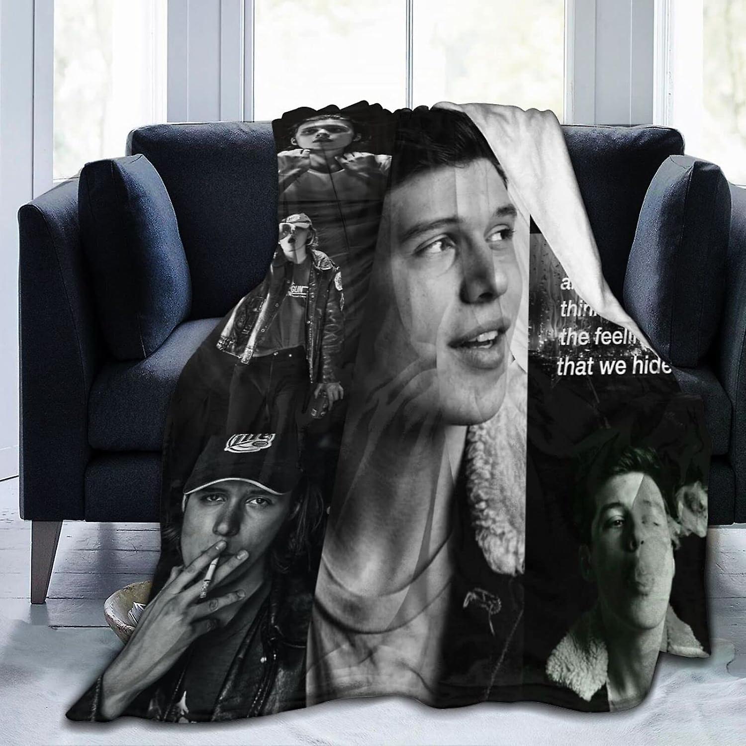 Kast tæppe Hyggeligt letvægts varmt ultrablødt mikrofleecetæppe Nick ...