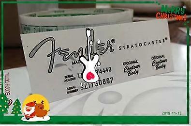 ST Guitar Head Custom Logo for Fender TELE TL Guitar Diy Logo Water ...