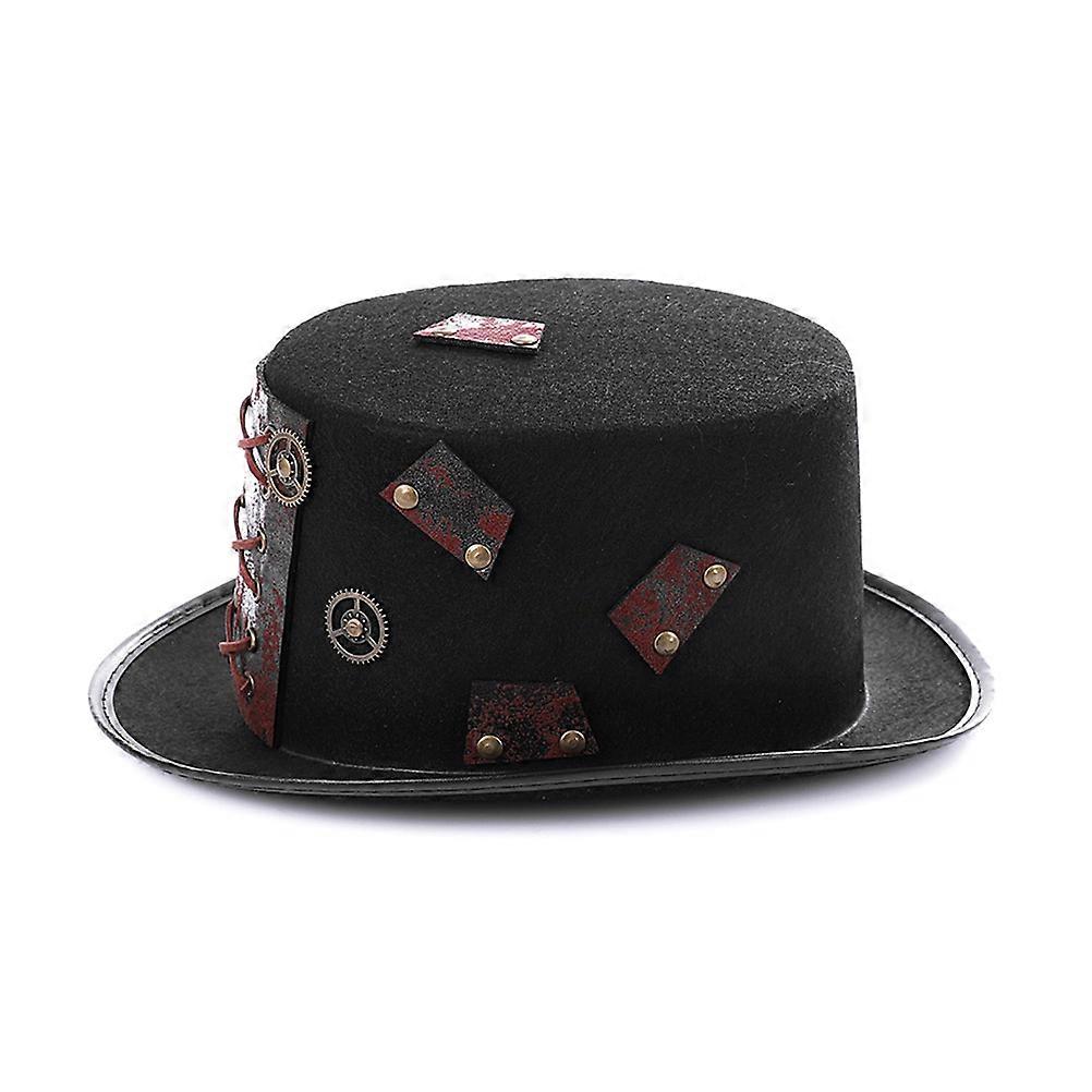 Goth Clothing Steampunk Costume Hat Halloween Cosplay Hat Steampunk ...