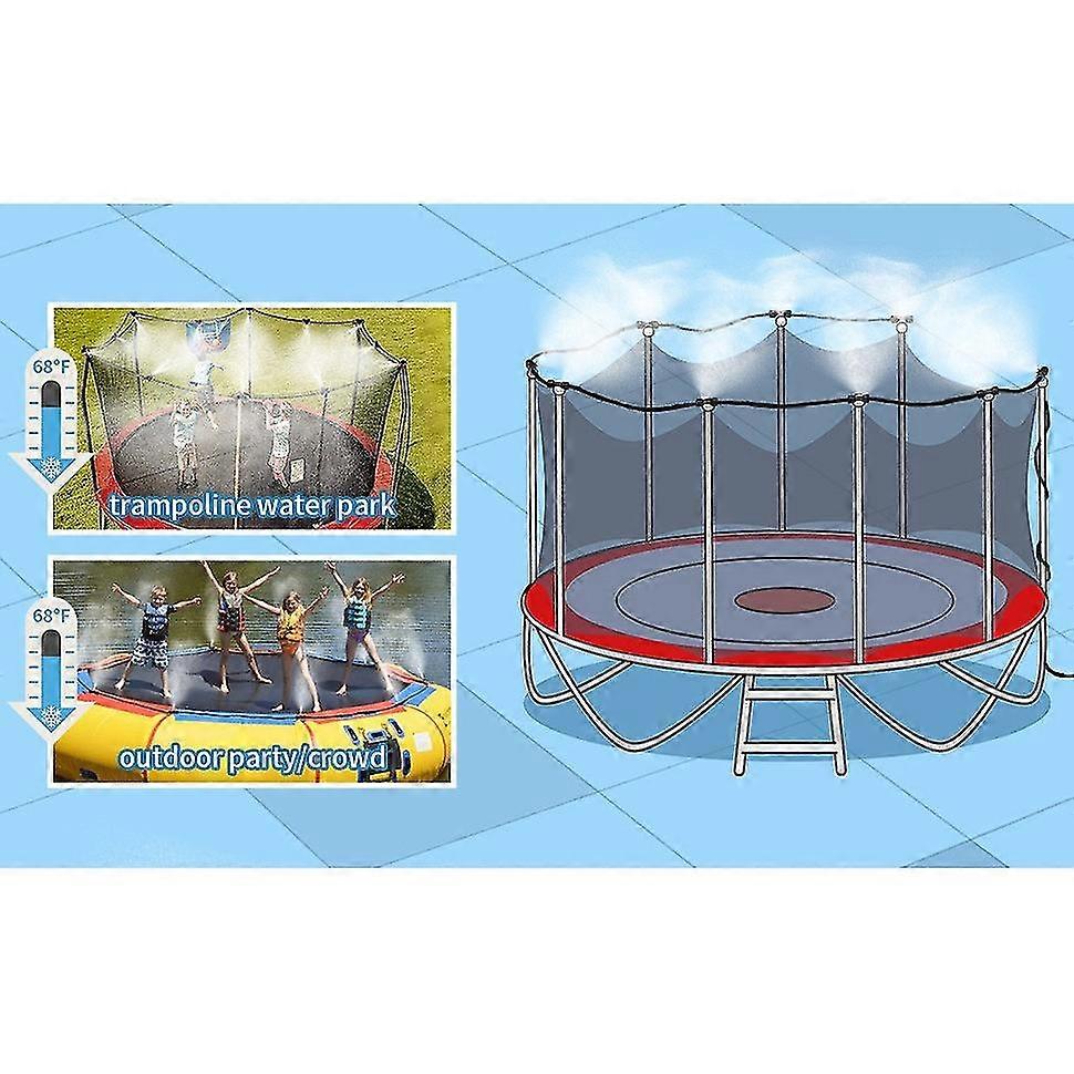 Water Fogger Misting Cool System Kit For Greenhouse Garden Patio Water ...