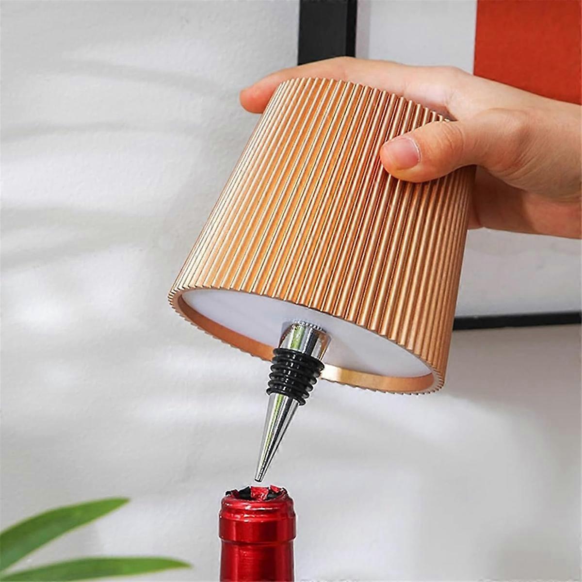 LED Wine Bottle Wireless Bottle Lamp Shade for Liquor Bottles 3 Color ...
