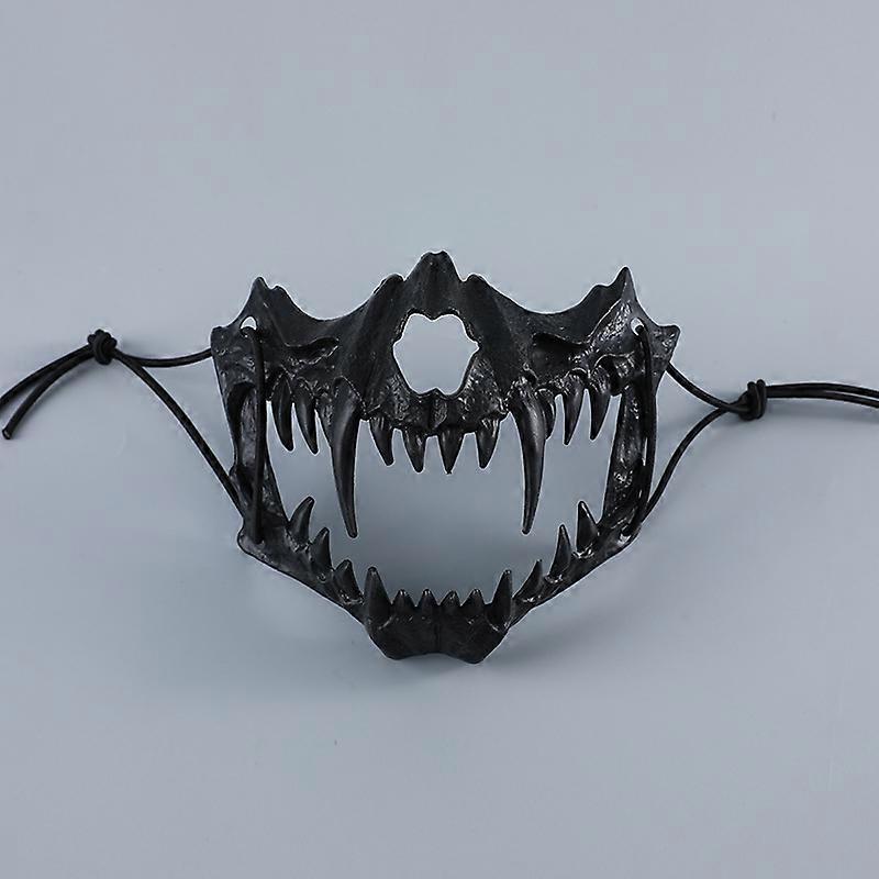 3pcs Halloween Mask Resin Mask Half Face Skull Scary Mask Cosplay ...