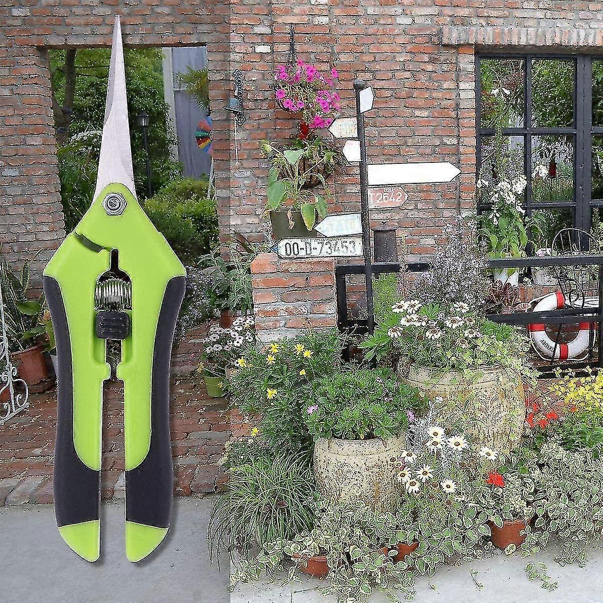 2pcs Stainless Steel Garden Scissors For Plants, Professional Hand ...