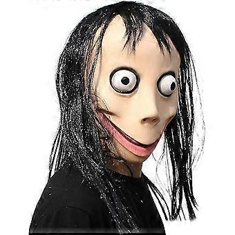 MOMO Mask Halloween Party Horror Latex Full Head Mask | Fruugo UK