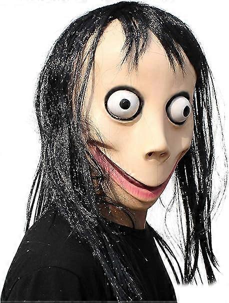 MOMO Mask Halloween Party Horror Latex Full Head Mask | Fruugo UK