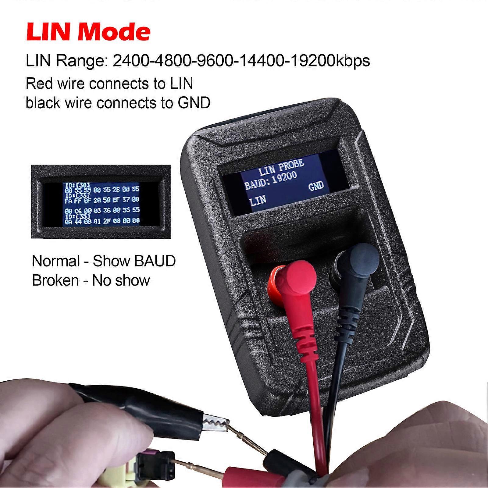 Handheld CAN/LIN Digital Measuring Instrument Baud Rate Tester ...