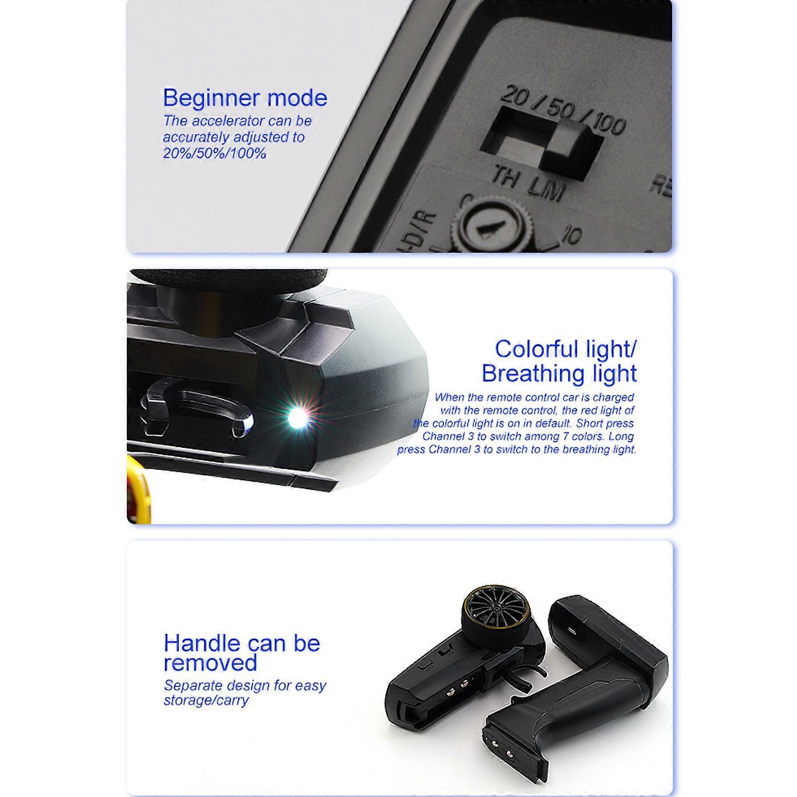 Turbo Racing 1:76 C65 Drift RC Car with Gyro Full Proportional Control ...