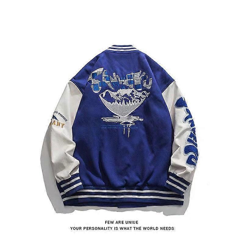 Retro new Letter Flocking Embroidery Jackets | Fruugo UK