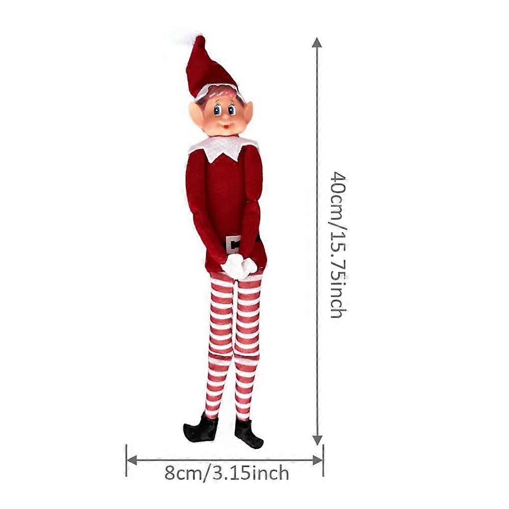 Elfie Boy and Elvie Girl Christmas Playful Elves Behavin Badly Figure ...