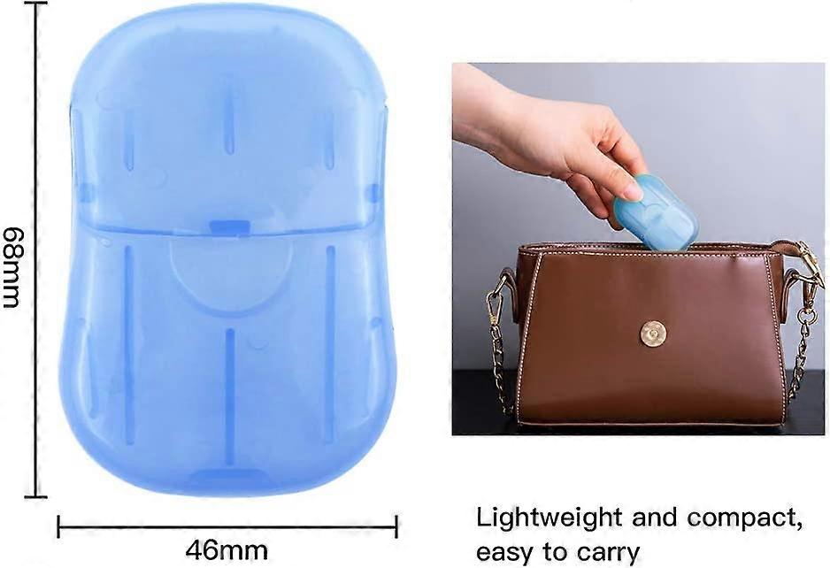 12 Boxes Soap Sheets Portable Disposable Travel Soap Paper Flakes Mini ...