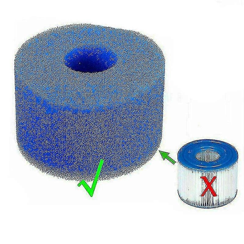 4 Pack Bio-foam Filter Inflatable Lay Z Spa Cartrid 58323 Filters Vi ...
