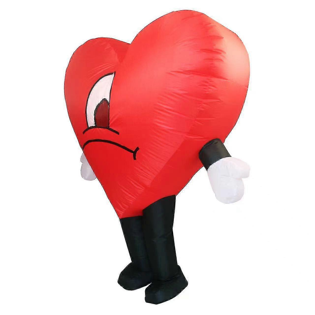 Inflatable Costume Red Love Heart Party Costume Halloween Cosplay ...