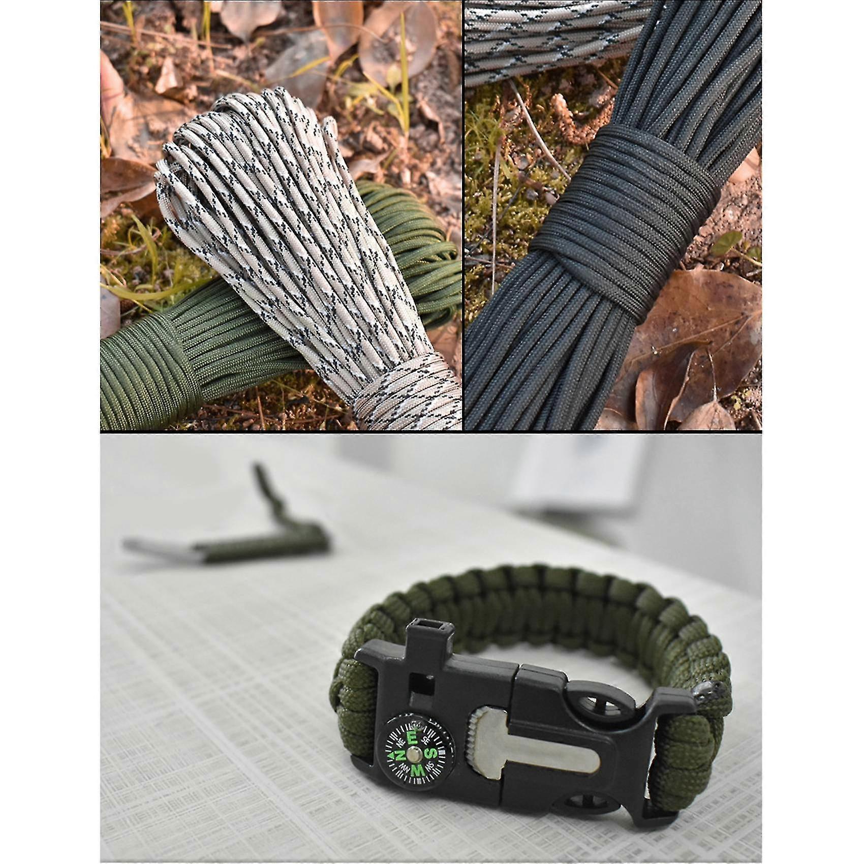 550lbs Diameter 4mm 9 Core Braided Nylon Umbrella Rope For Jungle ...