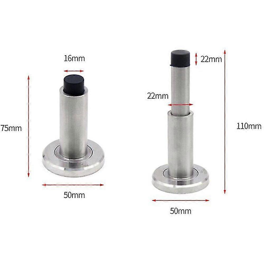 Door Stopper and Stopper304 Stainless Steel Adjustable Extra-long ...