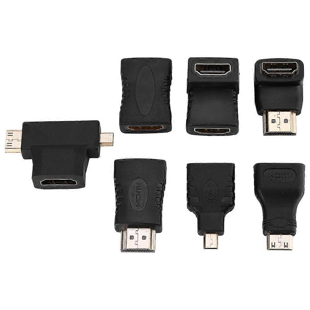 7 in 1 Pack Multiple HDMI Cable Connector Adapters Angled Mini Micro ...