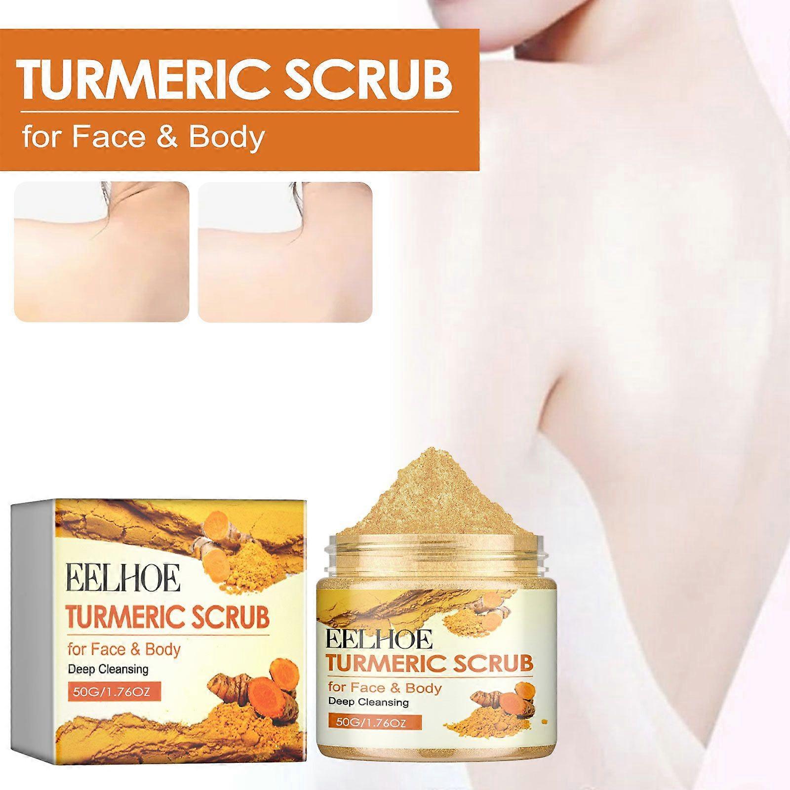 Turmeric Body Scrub, Deep Cleansing Exfoliating Body Scrub ...