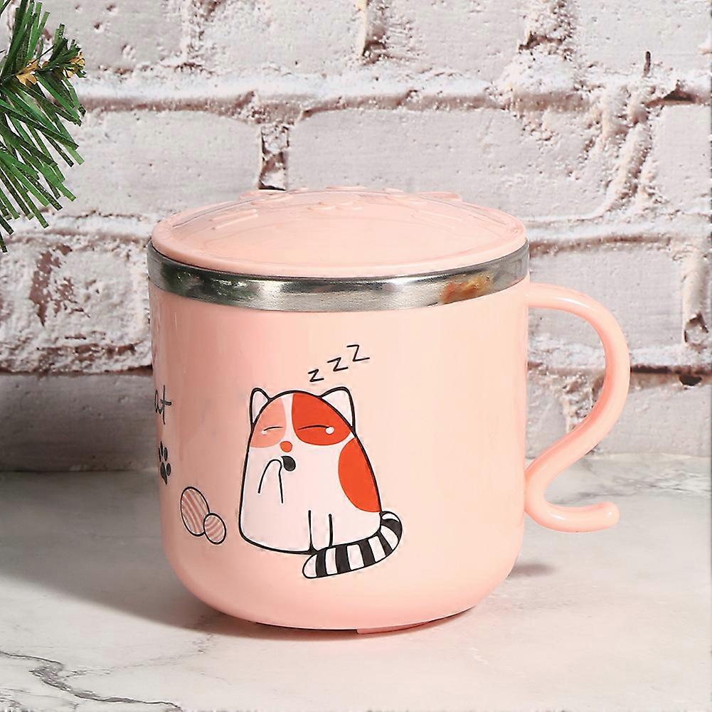 Household 304 Stainless Steel Cartoon Children Cup Double Deck Water ...