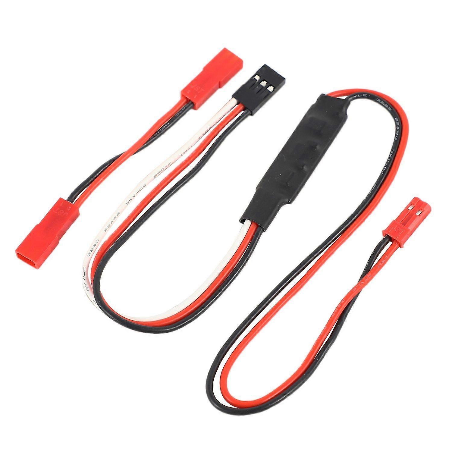 Winch CH3 3 Ways Control Line Panel Remote Controller Receiver Cable for 1/10 RC Crawler Axial ...