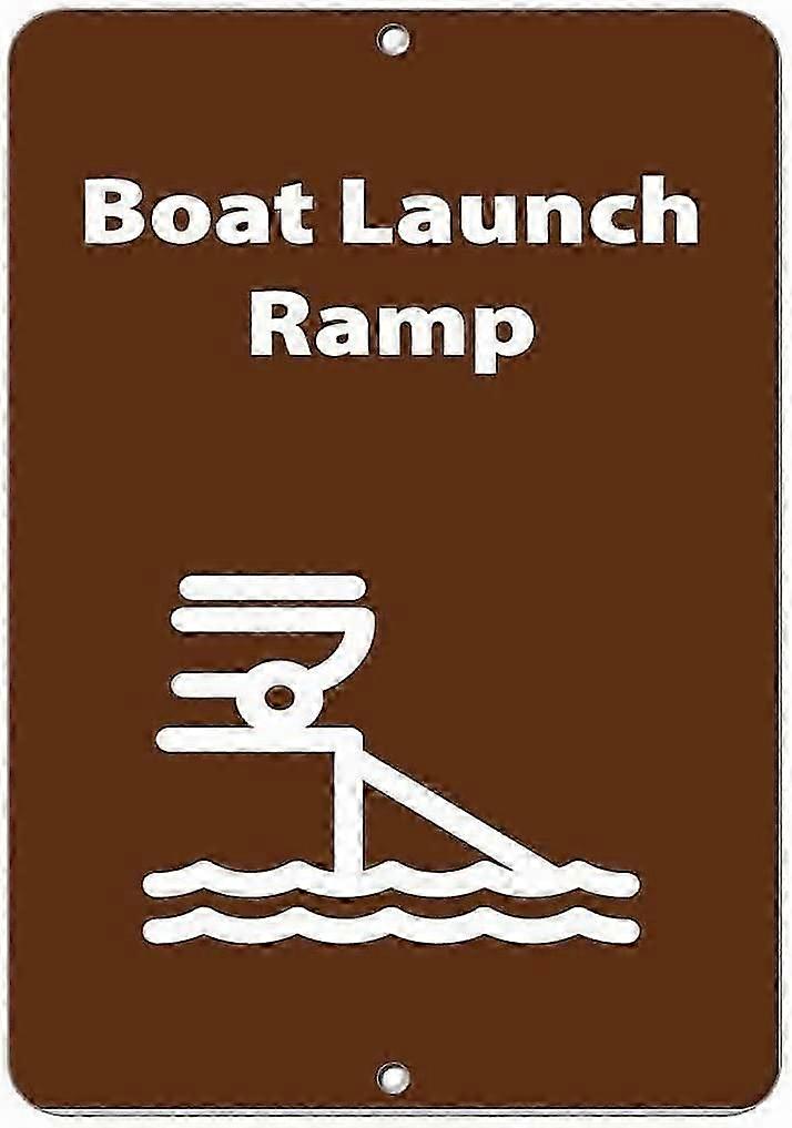 Safety Sign 12x16 Danger Sign Boat Launch Ramp Activity Sign Park Signs ...