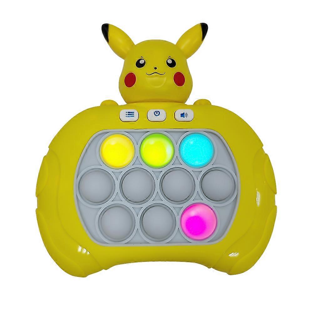 2024 New Pikachu Quick Push Game Pop Up Fidget Bubble Electronic Pop it ...