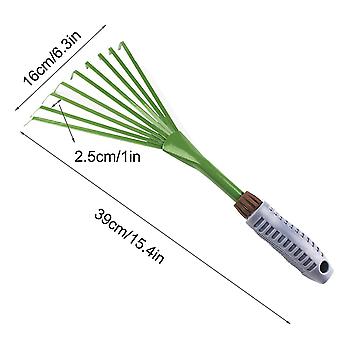 Grass Rake Lawn Broom Leaf Broom Nine-tooth Utility Rake Grass Debris ...