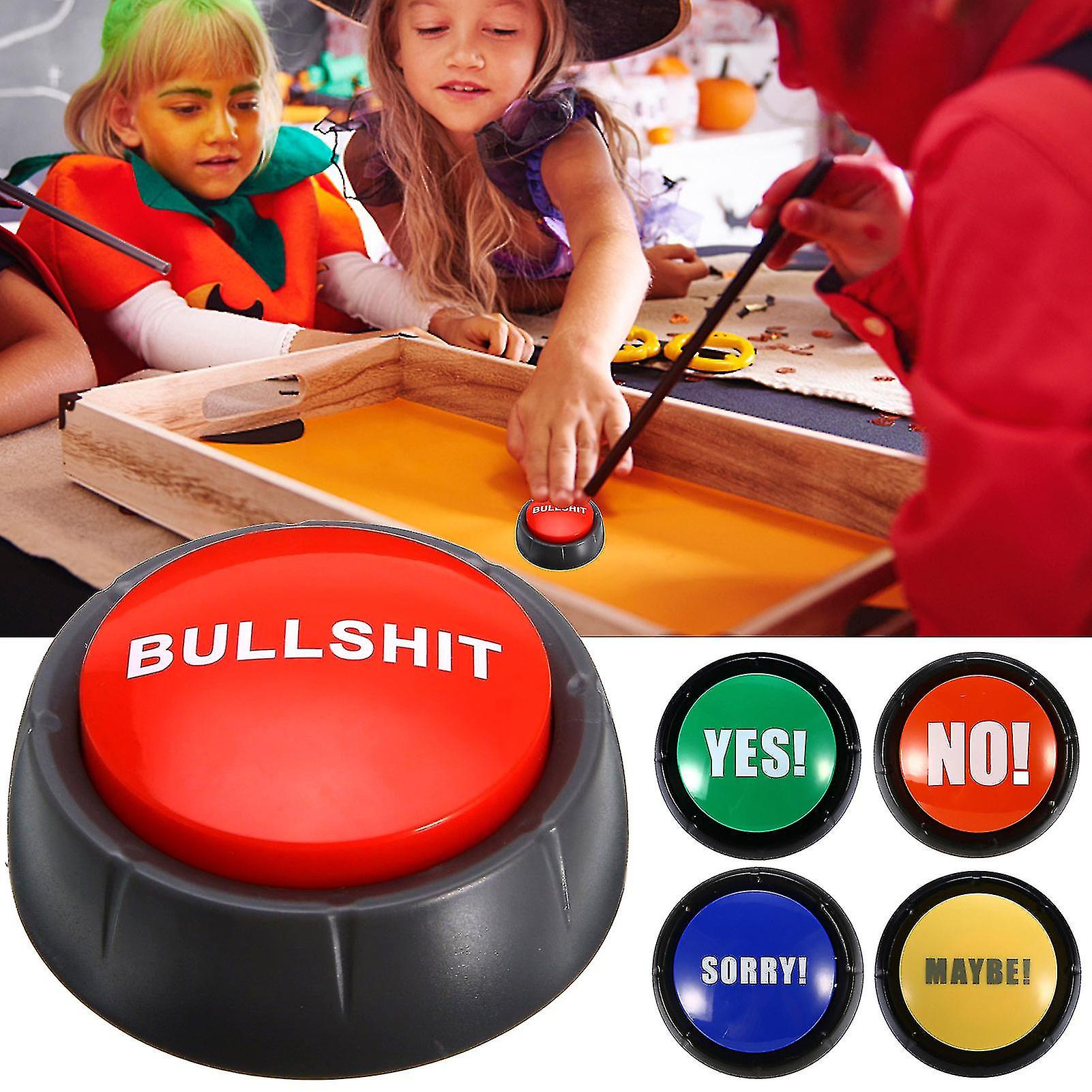 Bullshit Maybe No Sorry Yes Sound Talking Button Home Office Party ...