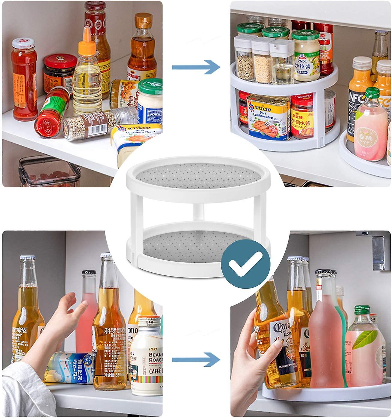 Freestanding Kitchen Rotating Spice Rack Spice Rack Rotating Spice Rack ...