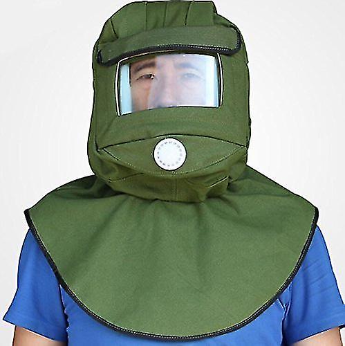 Sand Blasting Hood Cap Anti Wind/sandblaster Tools Dust Protective Face ...