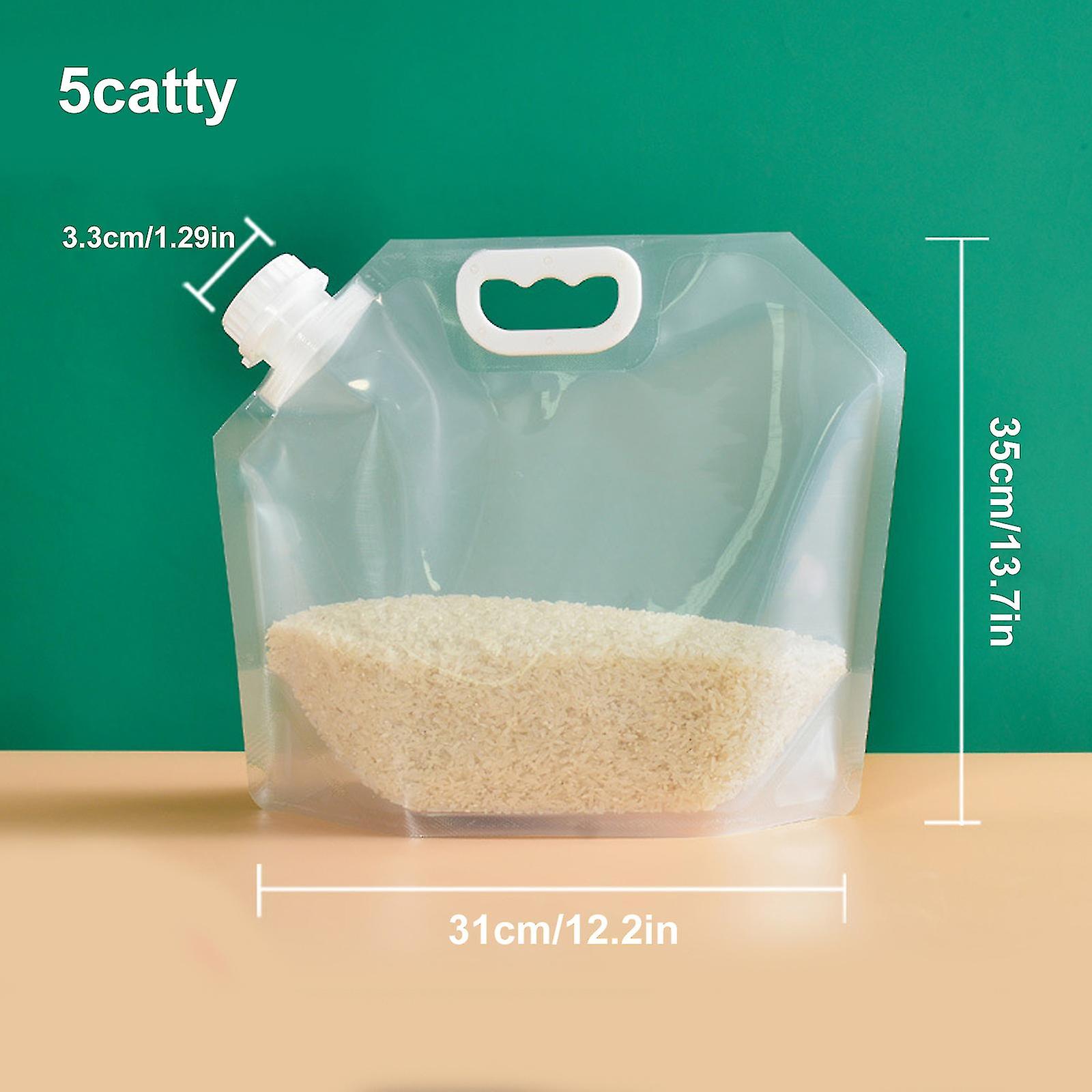 Grain Moisture-proof Sealed Bag,10pcs Transparent Grain Storage Suction ...