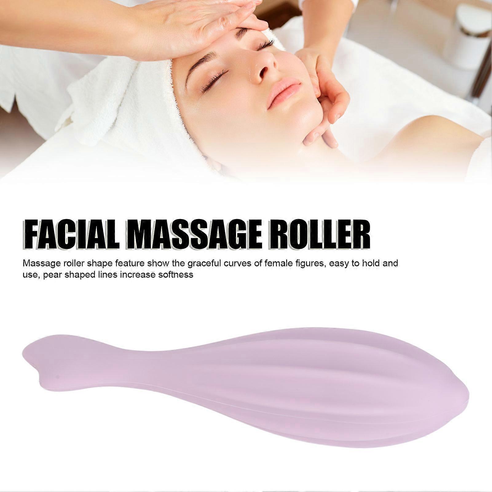 Silicone Facial Massage Roller Face Muscle Manual Massager Body Relief ...