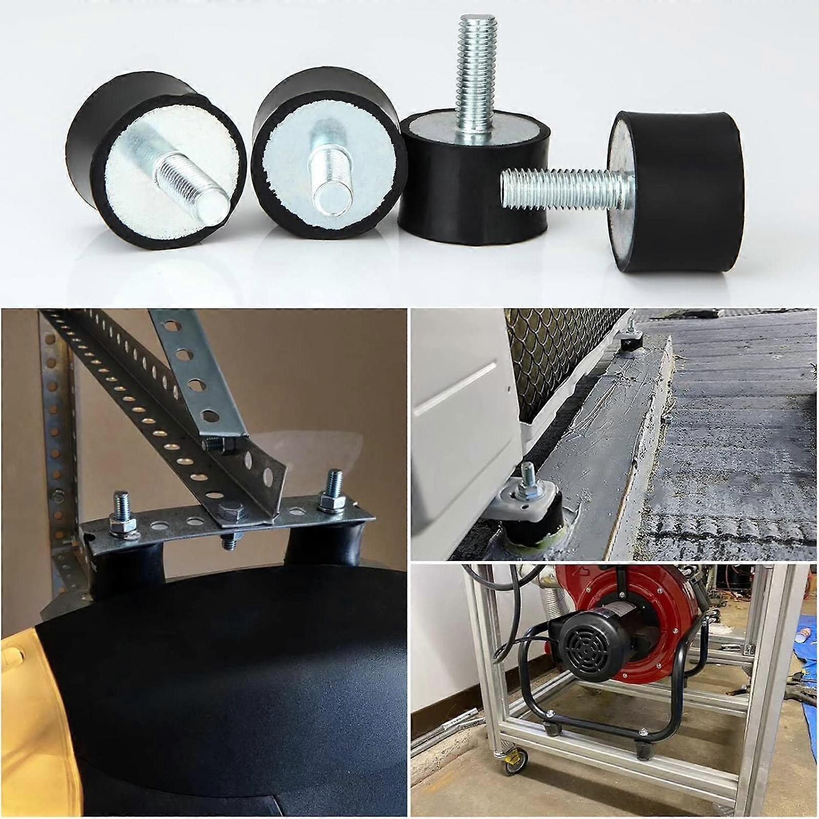 8 Pieces Rubber Studs Shock Absorber M8 Rubber Mounts for Engines Water ...